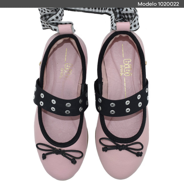 BALERINA BIBI ANJOS JOY ROSA EN PIEL – CALLY MX