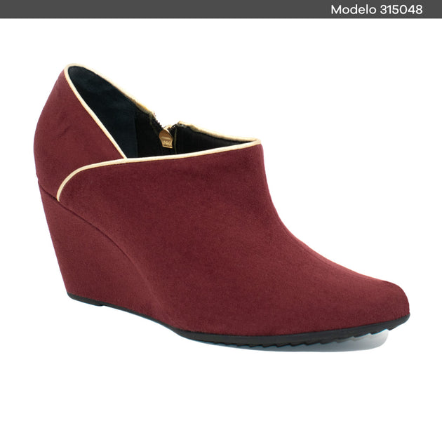 BOTÍN PICCADILLY VINO DE GAMUZA – CALLY MX